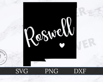 Roswell New Mexico SVG DXF PNG Cricut Cut File | Etsy