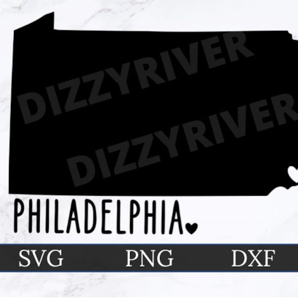 Pennsylvania Outline - Etsy