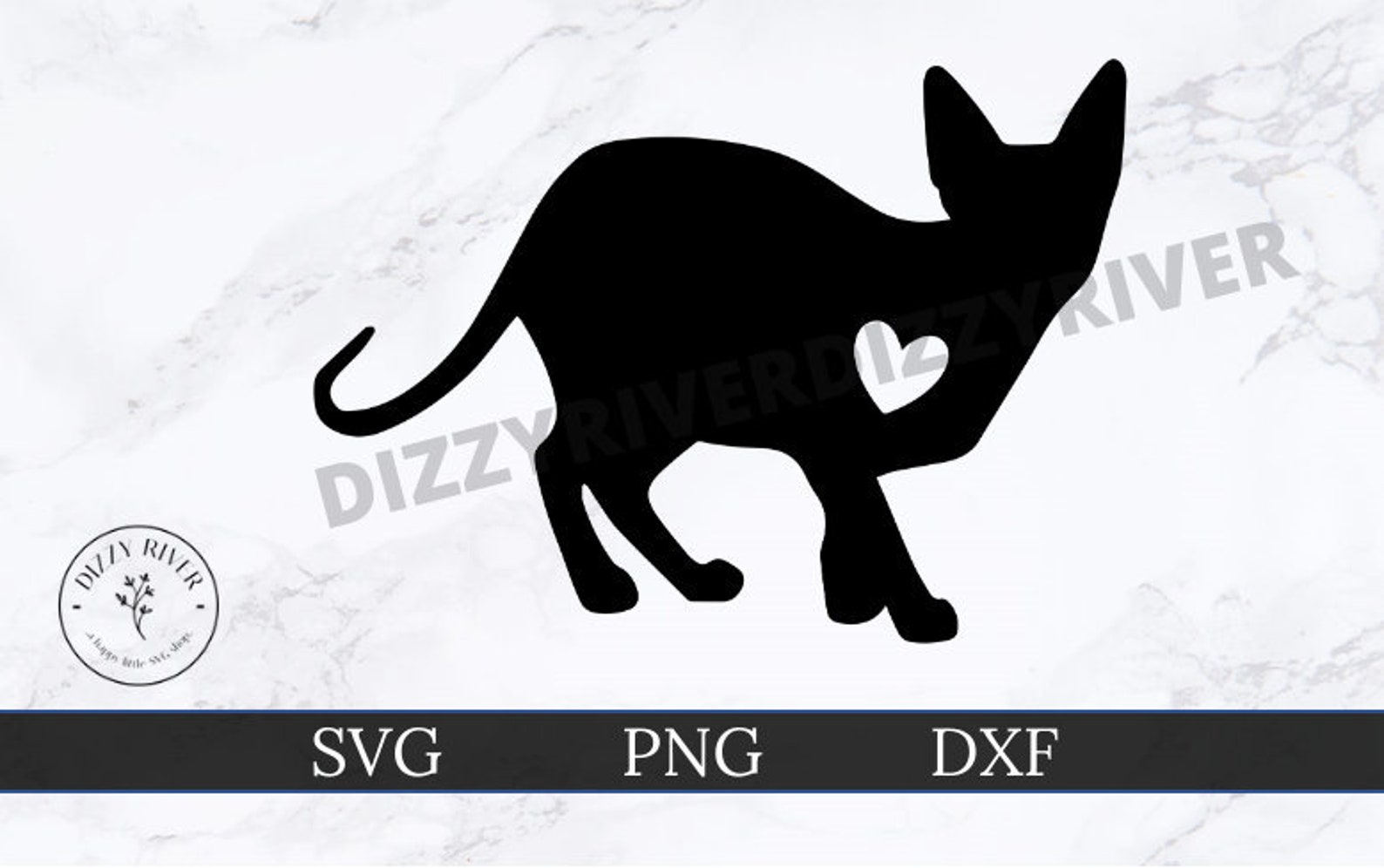 Chat Silhoutette SVG | DXF | PNG | Cricut Cut Fichier | Silhouette Cut ...