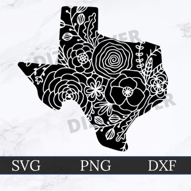State of Texas Svg - Etsy