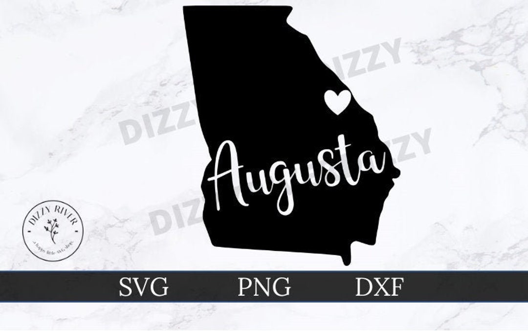Augusta Georgia SVG | DXF | PNG | Cricut Cut File | Silhouette Cut File ...