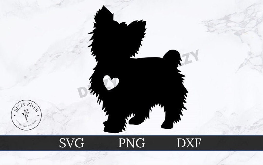 Yorkshire Terrier Outline SVG | DXF | PNG | Cricut Cut File ...