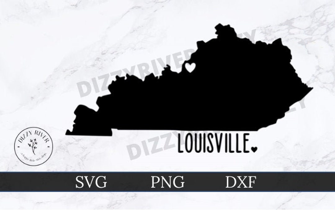Louisville Kentucky SVG | DXF | PNG | Cricut Cut File | Silhouette Cut ...