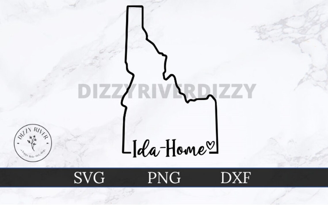 Idaho State SVG | DXF | PNG | Cricut Cut File | Silhouette Cut File ...
