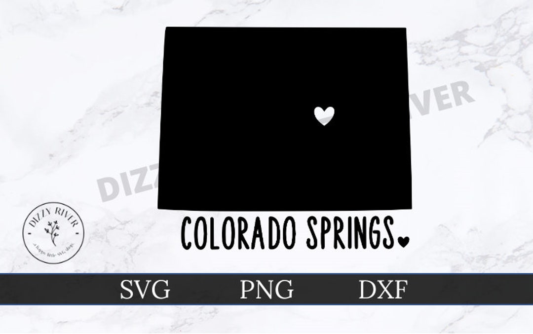 Colorado Springs SVG | DXF | PNG | Cricut Cut File | Silhouette Cut ...