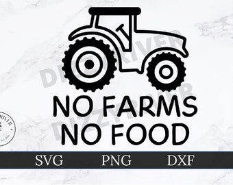 No Farm No Food Svg - Etsy
