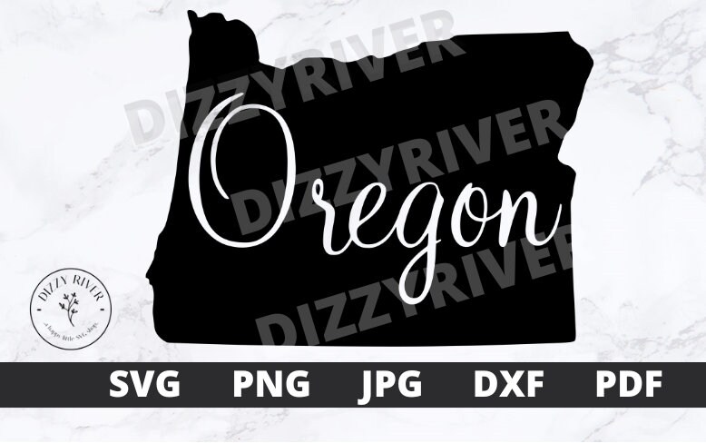 Oregon State SVG DXF PNG Cricut Cut File Silhouette - Etsy