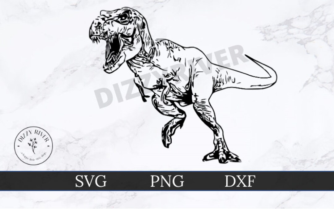 Tyrannosaurus Rex SVG | DXF | Png | Cricut Cut File | Silhouette Cut ...