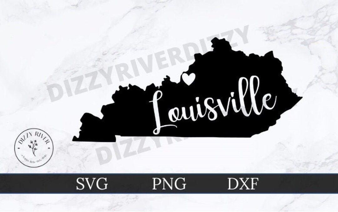 Louisville Kentucky SVG | DXF | PNG | Cricut Cut File | Silhouette Cut ...