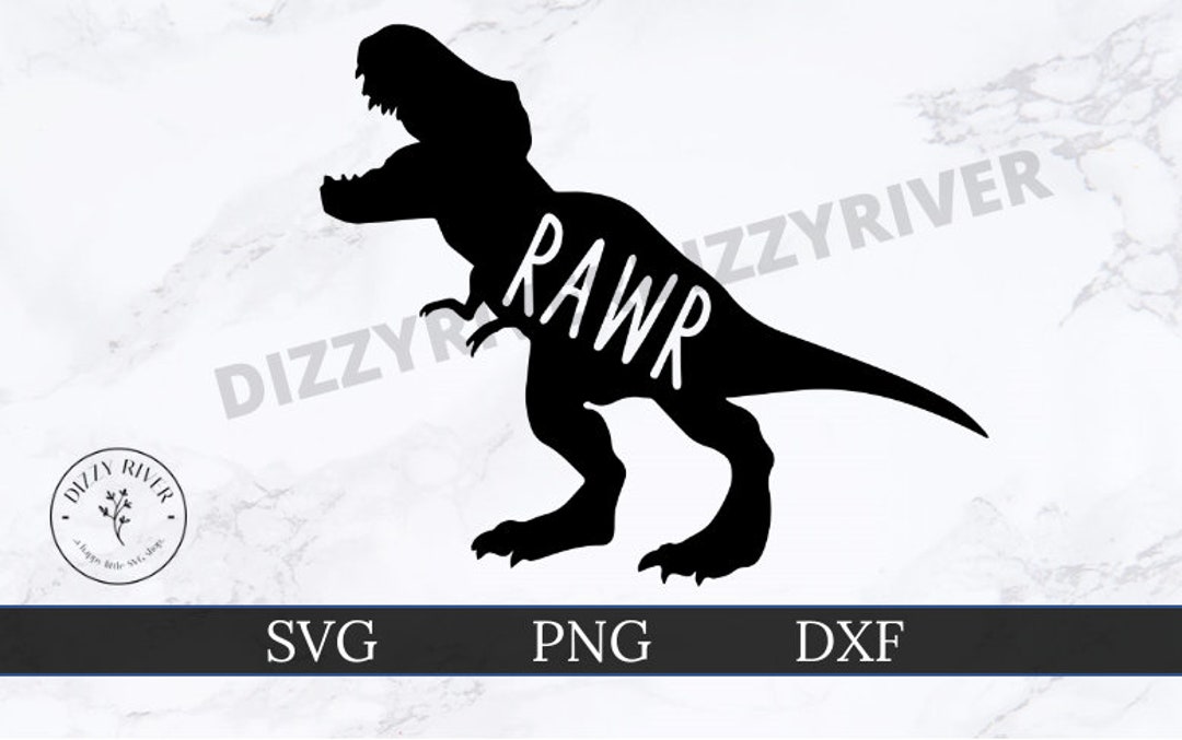 Tyrannosaurus Rex SVG | DXF | Png | Cricut Cut File | Silhouette Cut ...