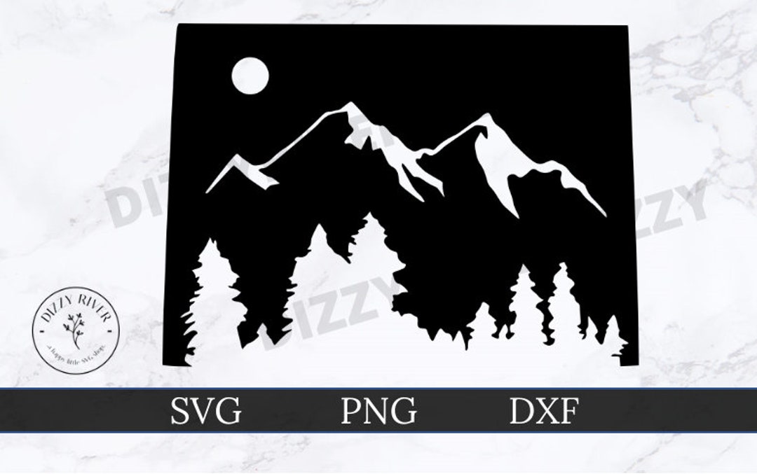 Colorado State SVG | DXF | PNG | Cricut Cut File | Silhouette Cut File ...