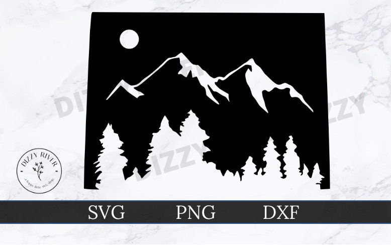 Colorado State SVG / DXF / PNG / Cricut Cut File / Silhouette - Etsy España