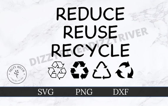 Recycle SVG DXF PNG Cricut Cut File Silhouette Cut | Etsy