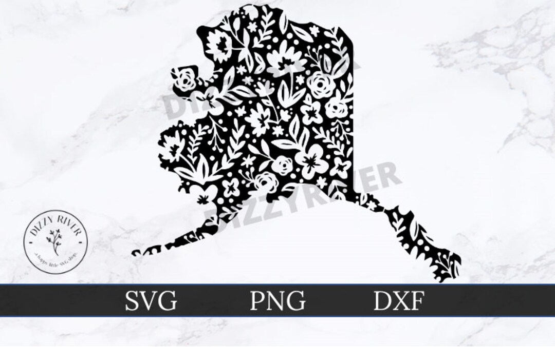 Alaska State Floral SVG | DXF | PNG | Cricut Cut File | Silhouette Cut ...