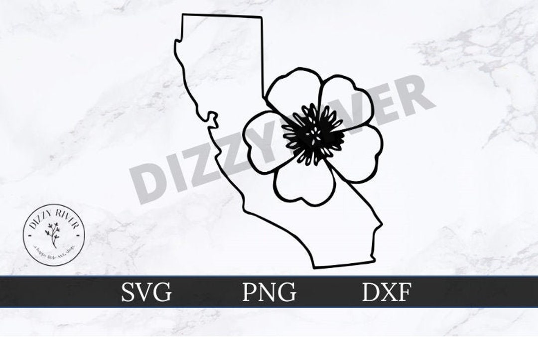 California State SVG | DXF | PNG | Cricut Cut File | Silhouette Cut ...