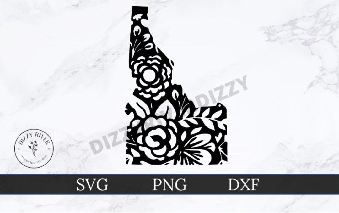 Idaho State Floral SVG | DXF | Png | Cricut Cut File | Silhouette Cut ...
