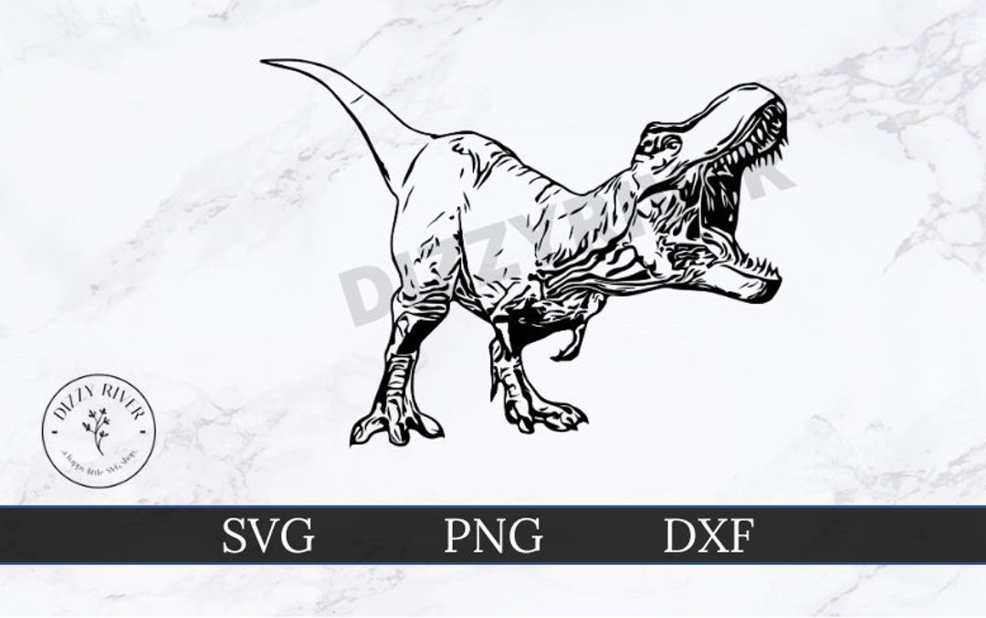 Tyrannosaurus Rex SVG | DXF | Png | Cricut Cut File | Silhouette Cut ...