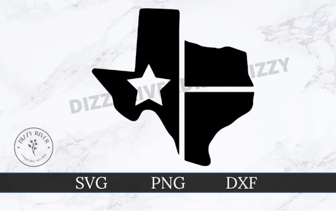 Texas State SVG DXF PNG Cricut Cut File Silhouette Cut | Etsy
