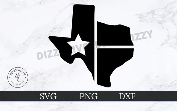 Texas State SVG DXF PNG Cricut Cut File Silhouette Cut | Etsy