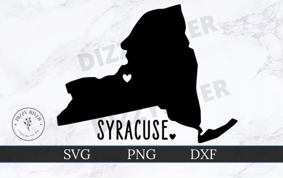 Syracuse New York SVG DXF PNG Cricut Cut File | Etsy