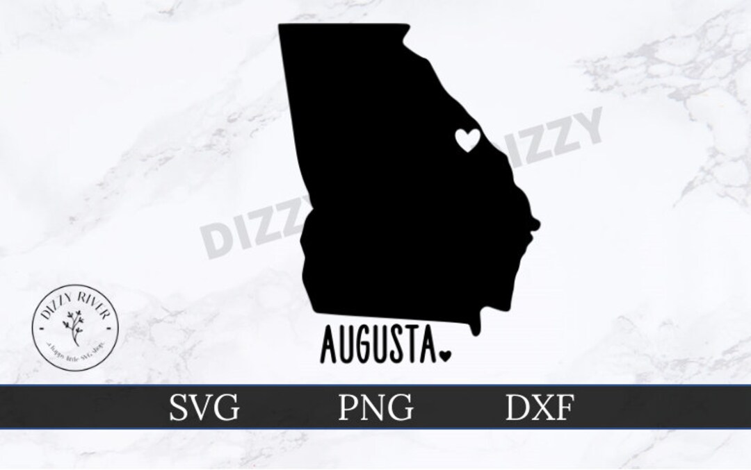 Augusta Georgia SVG | DXF | PNG | Cricut Cut File | Silhouette Cut File ...