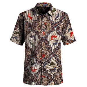 Madura Batik Shirt Batik Hand Drawn handmade from the | Etsy