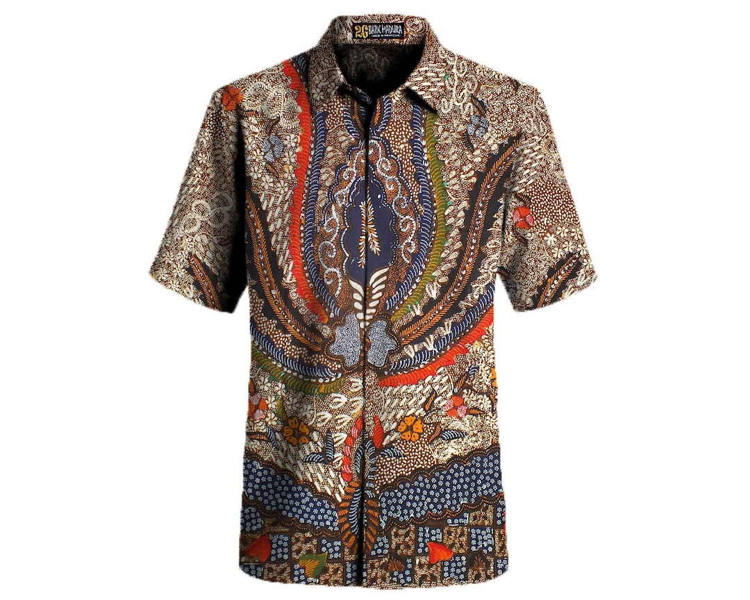 Indonesia Batik Shirt 100% Handmade From the Indonesian Island - Etsy