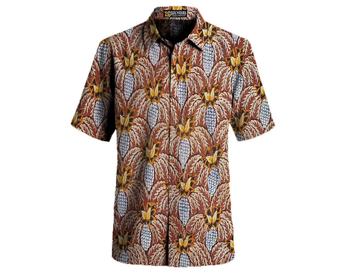 Indonesian Batik Shirt, Batik Hand Drawn, Handmade From the Indonesian ...