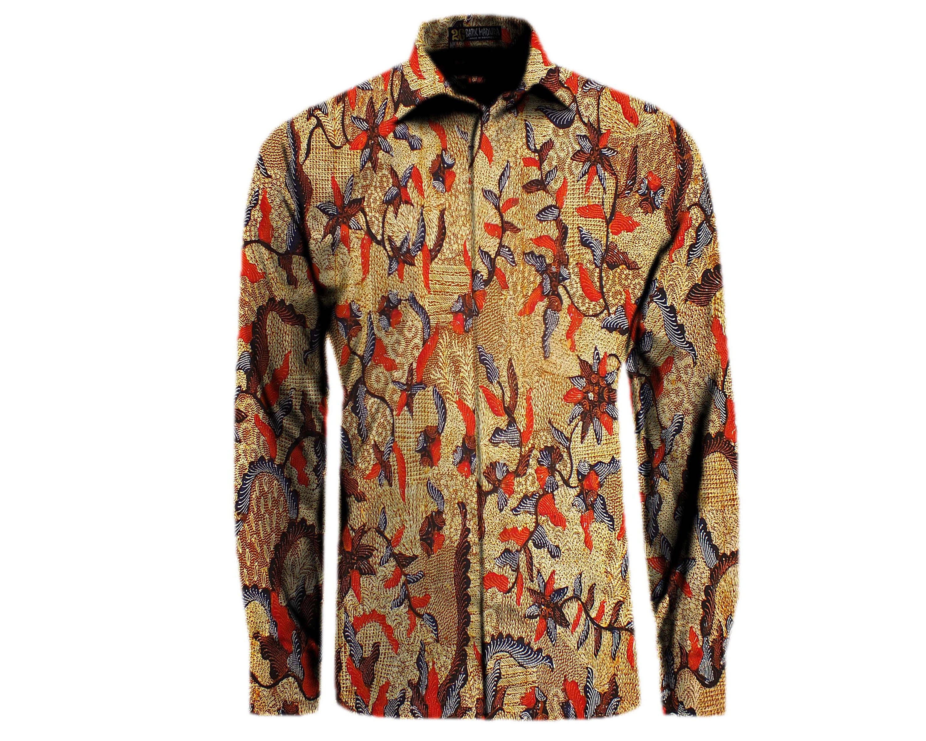 Indonesian Batik Shirt 100% Handmade From the Indonesian - Etsy