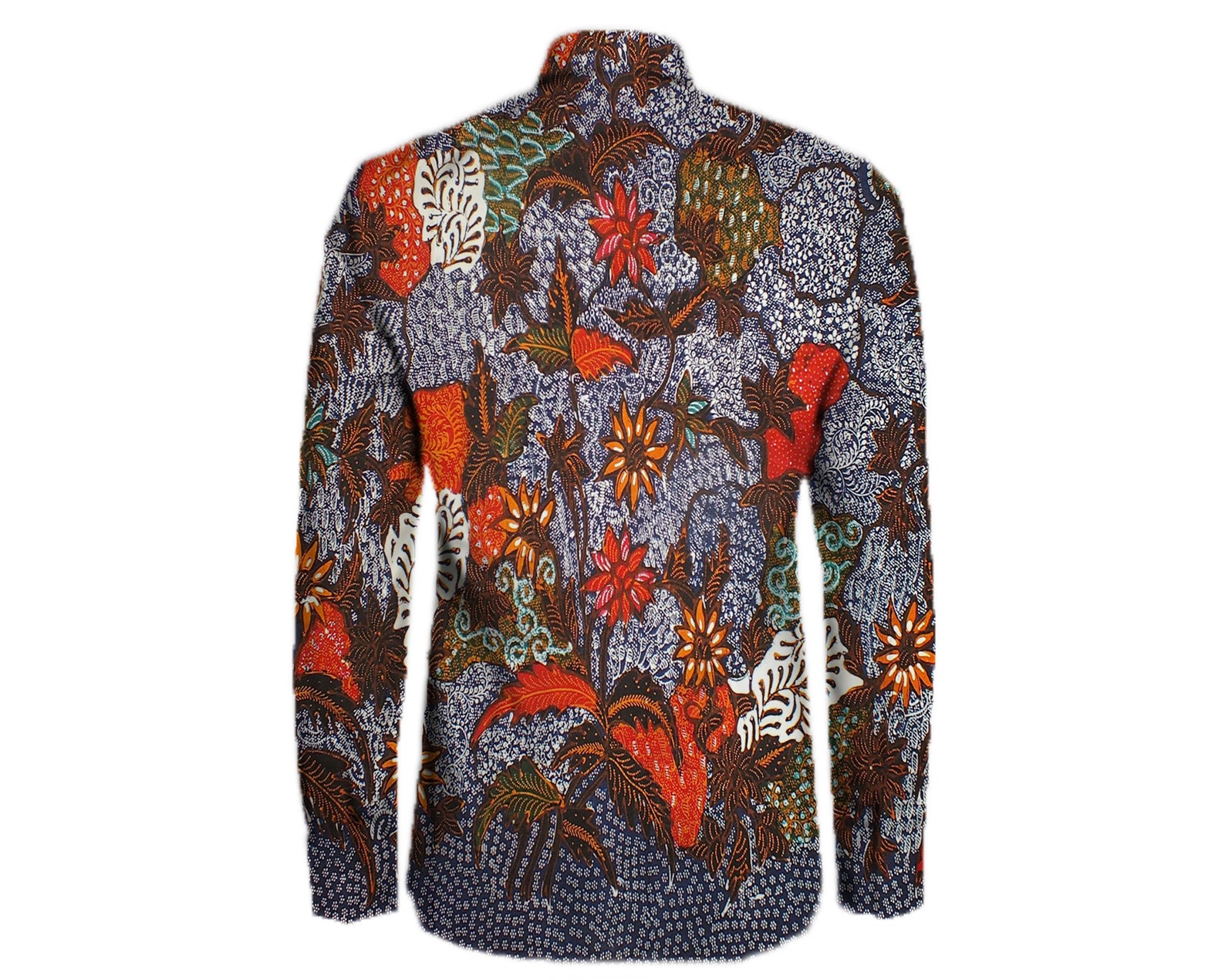 Madura Batik Shirt 100% handmade from the Indonesian island of | Etsy