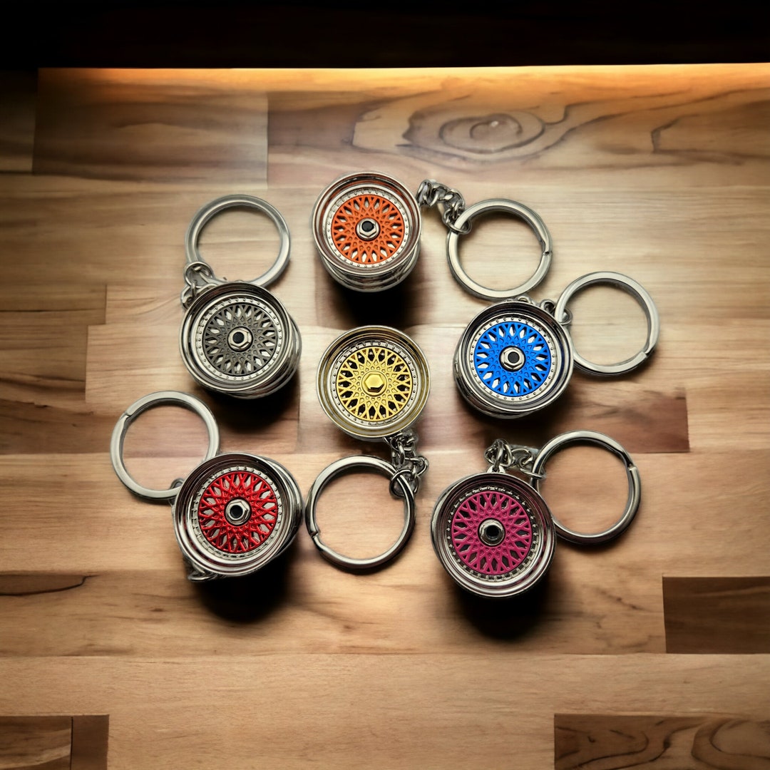 BBS RS RM Wheel Automotive Part Keychain - Etsy