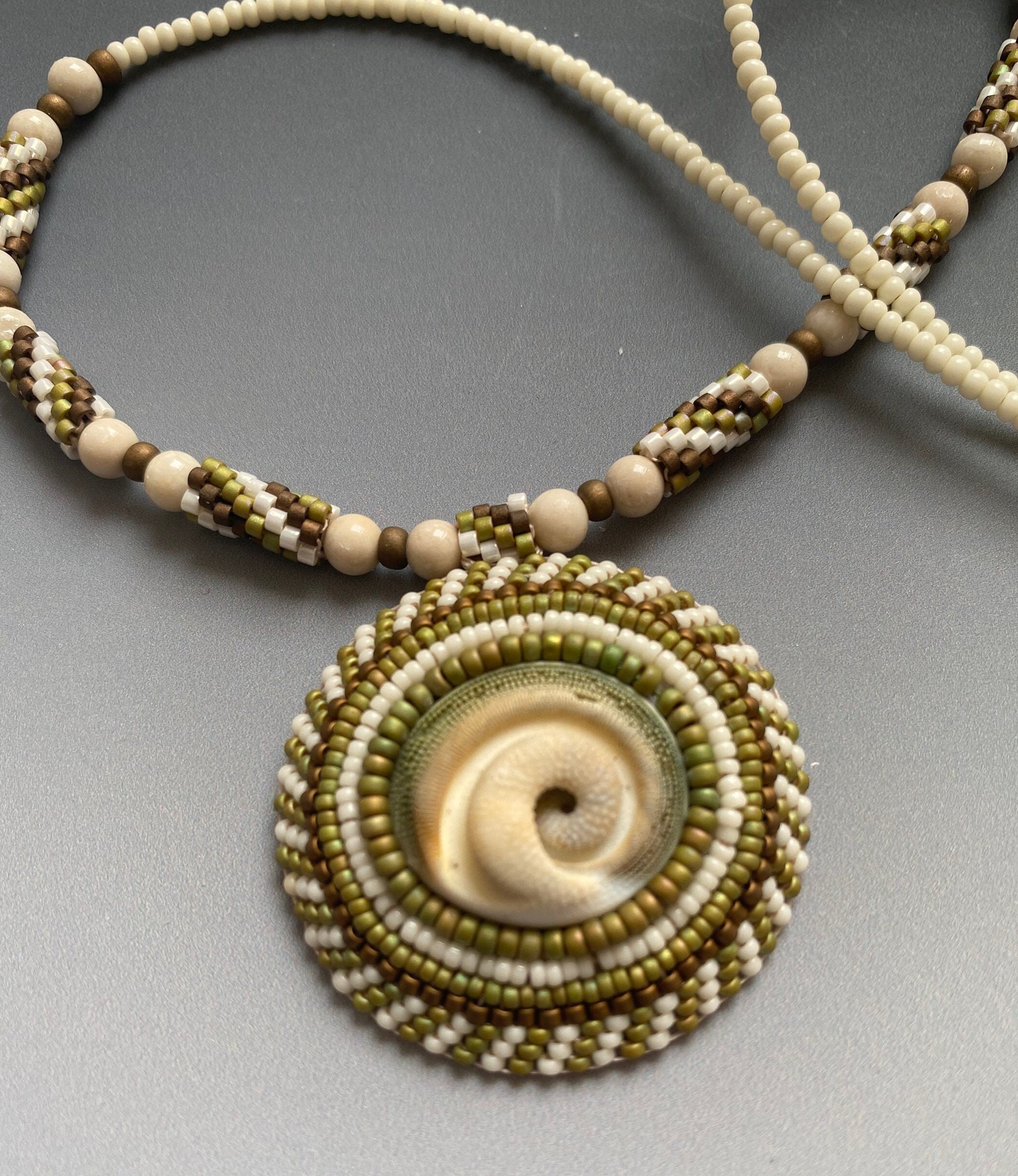 Rams Horn Shell Necklace - Etsy