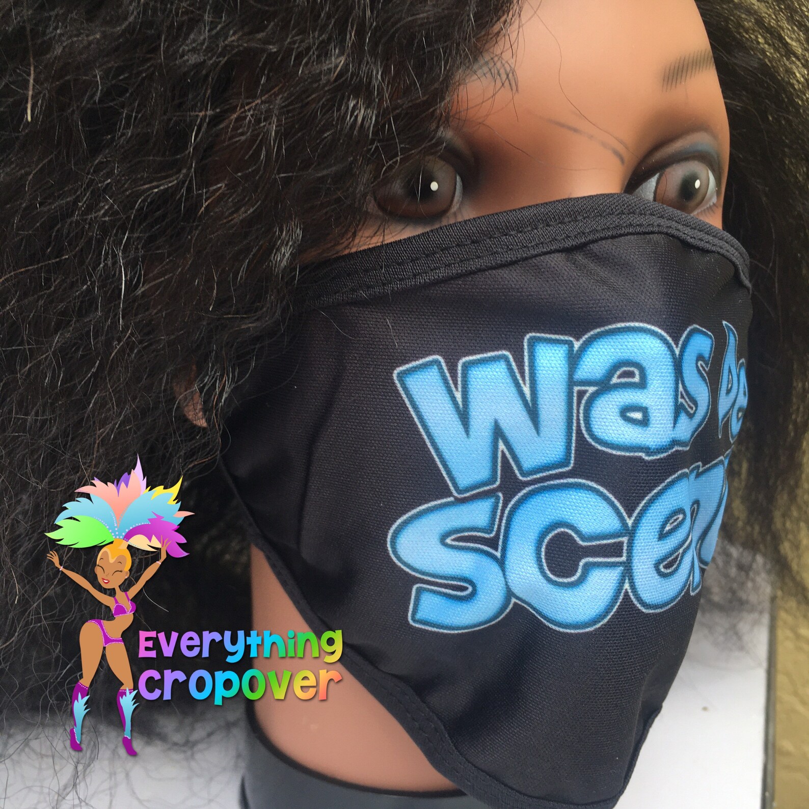 Was de Scene face mask soca facemask / USC mask / soca lover | Etsy