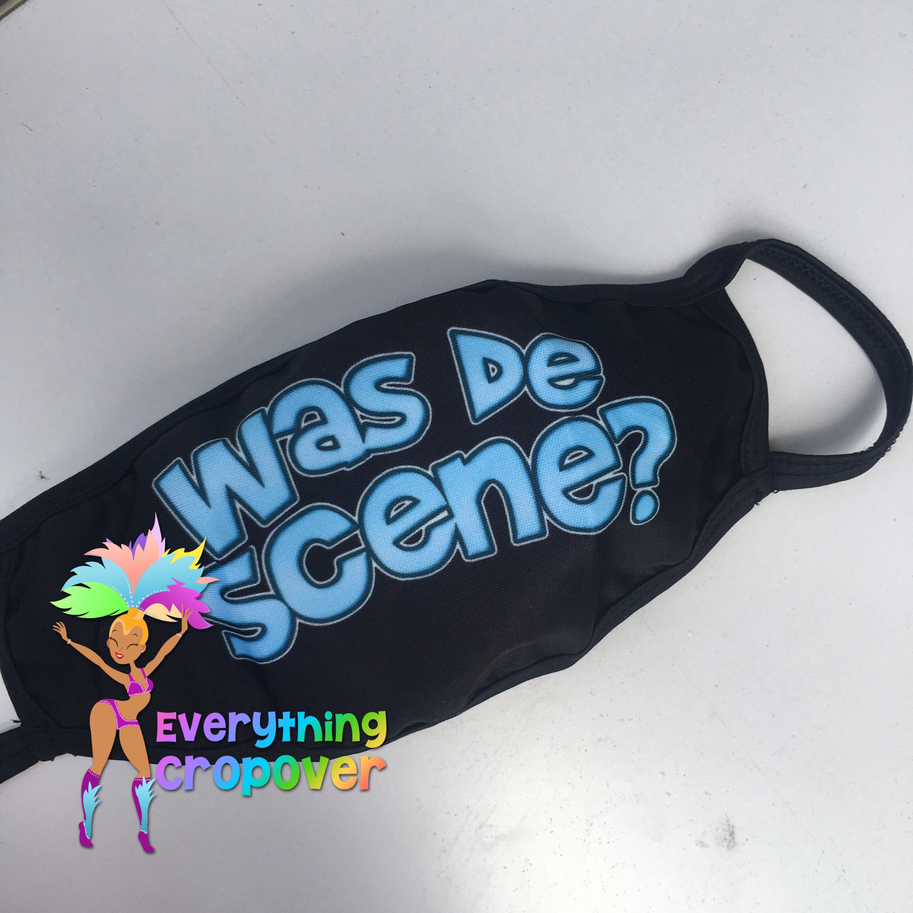 Was de Scene face mask soca facemask / USC mask / soca lover | Etsy