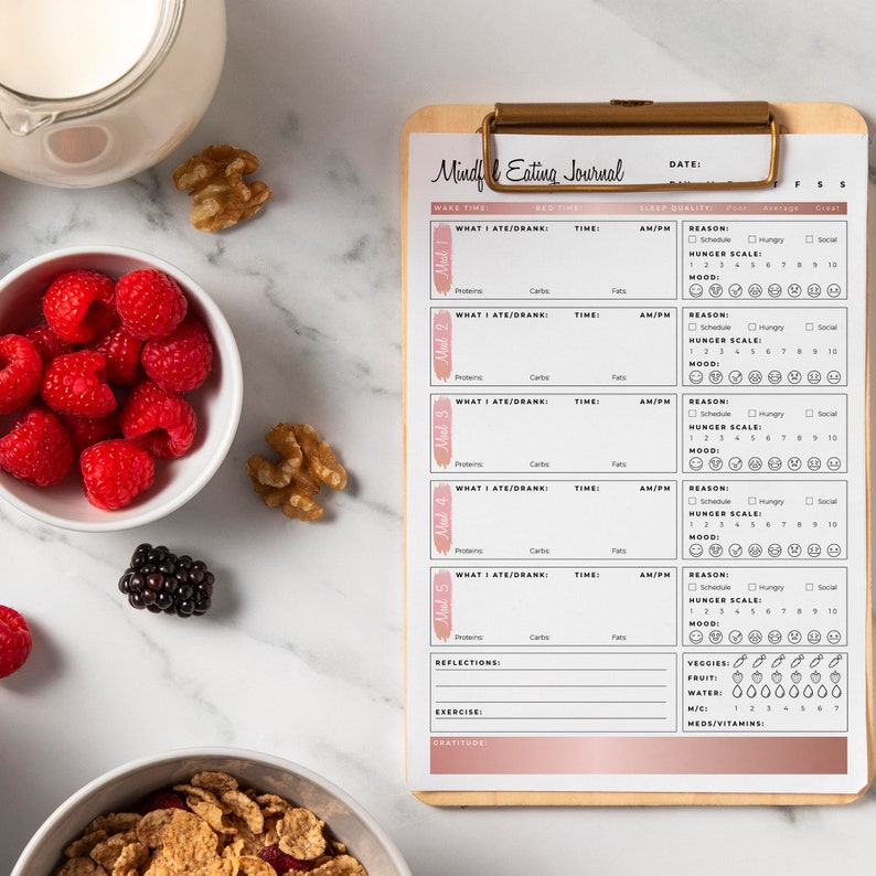 Weight Loss Journal Food Diary Weight Loss Planner Diet - Etsy