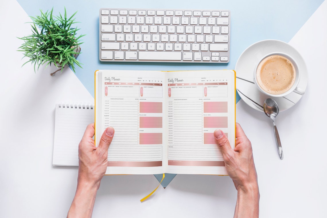 Undated Planner Daily Tracker Printable PDF A4 Letter & | Etsy