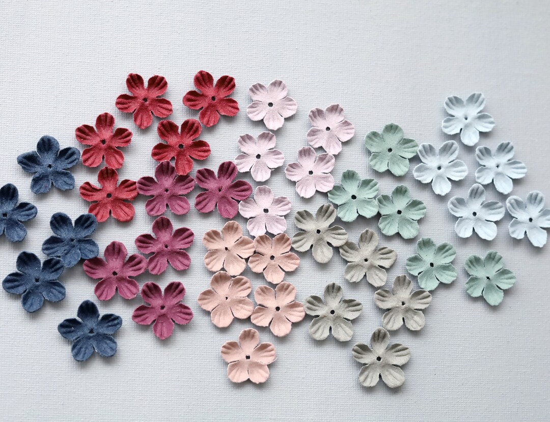10 PCS 22mm Suede Flower Petals. Microfiber Flower. Fabric Flower for ...
