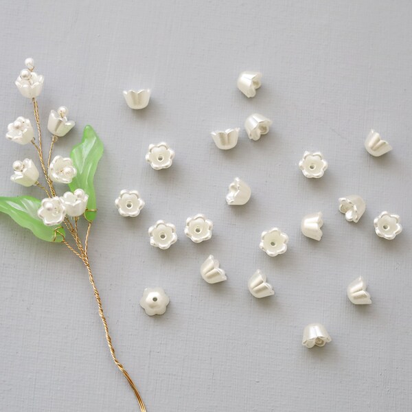Bell Flower Beads - Etsy