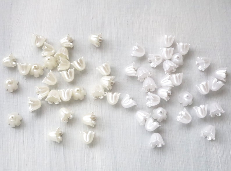 30 Pcs 10mm Bell Flower Beads Lily Of The Valley Flower Etsy