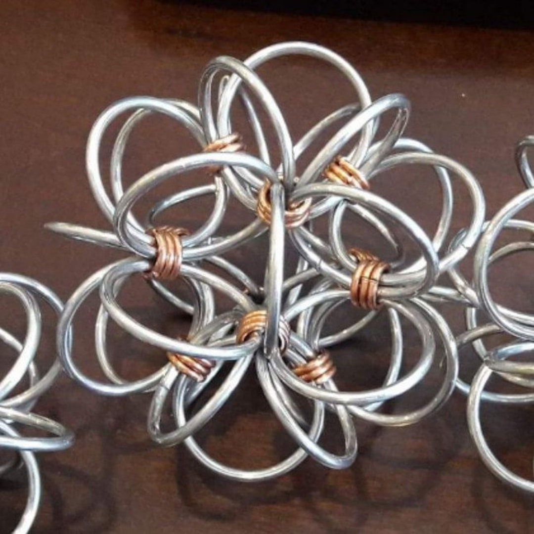 Atom Ball Ornament/juggling Ball Chainmail Tutorial - Etsy