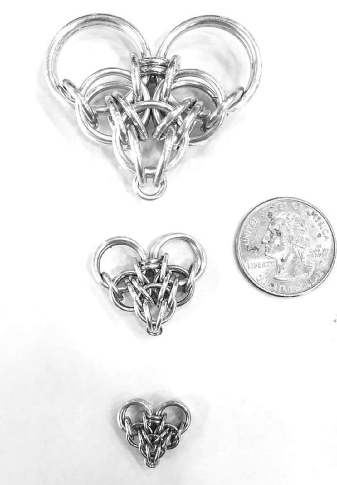 Pacemaker Chainmail Heart Tutorial - Etsy