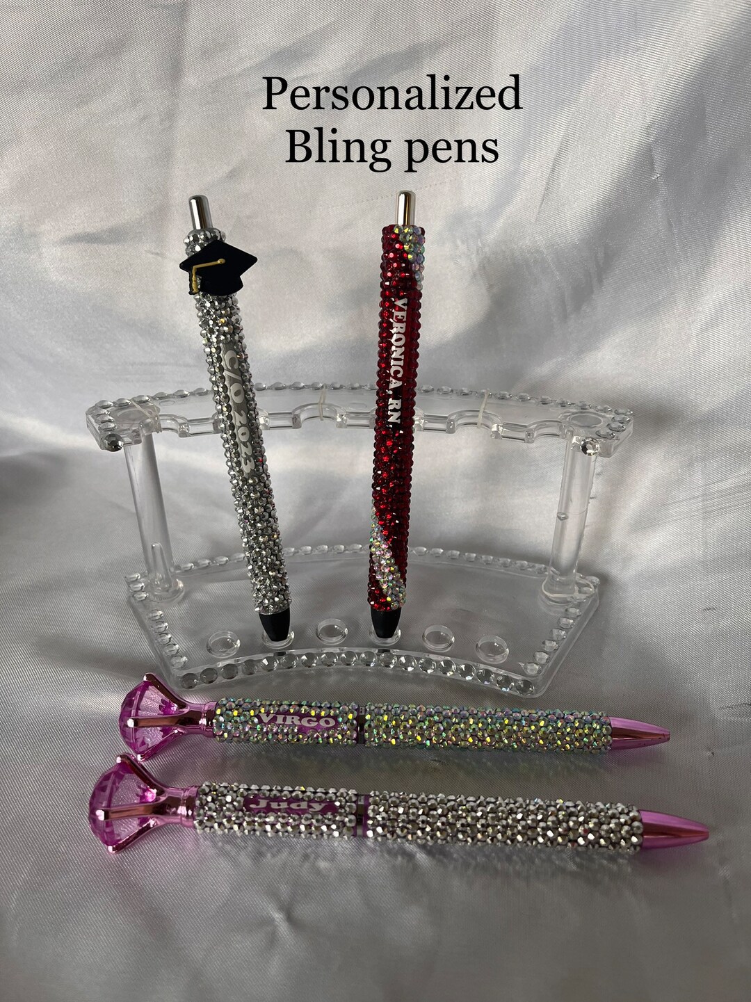 Refillable Blinged Pen/rhinestone Pen/blinged Diamond Pen/office Gift ...