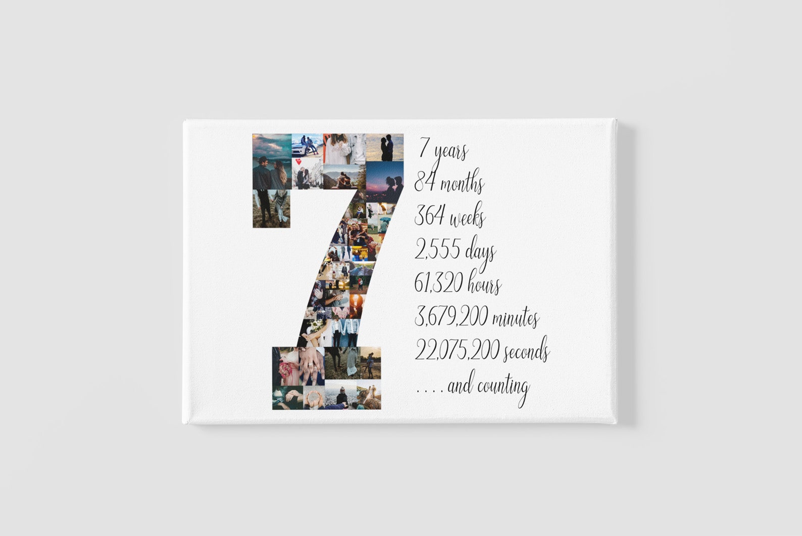 Custom 7th Anniversary Gift 7th Anniversary Gift for Husband | Etsy