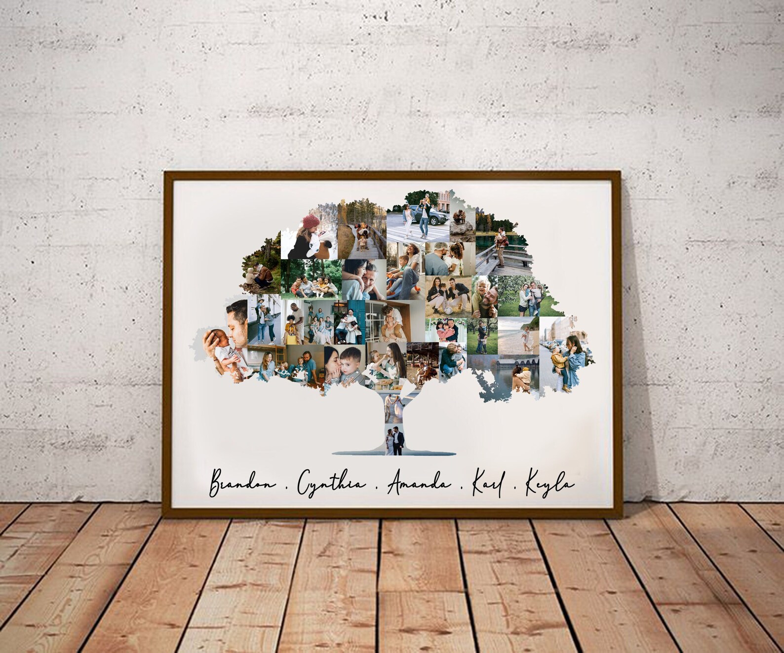 Personalized Family Tree Collage Family Tree Photo Collage - Etsy
