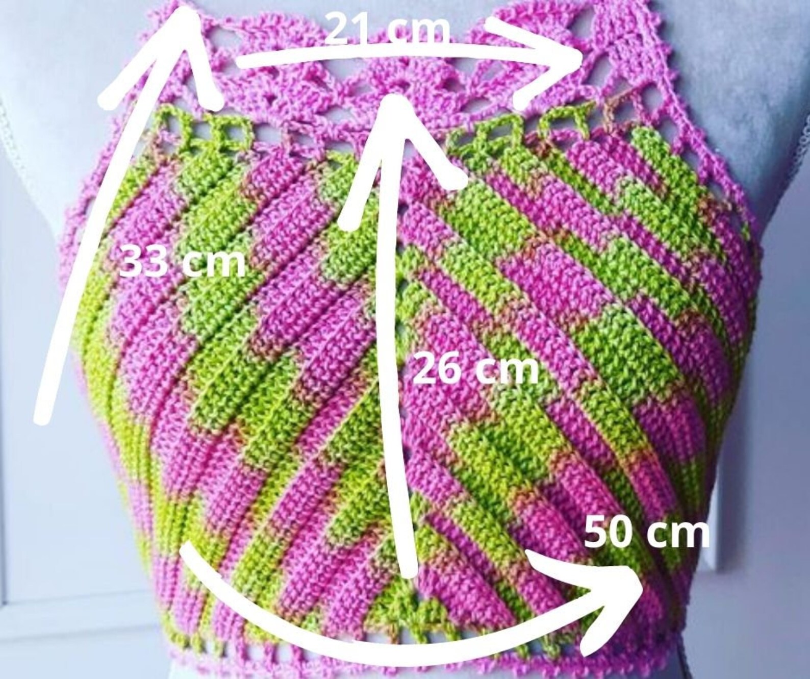 Handmade Crochet Cropped Top Open Back Crochet Top Small - Etsy