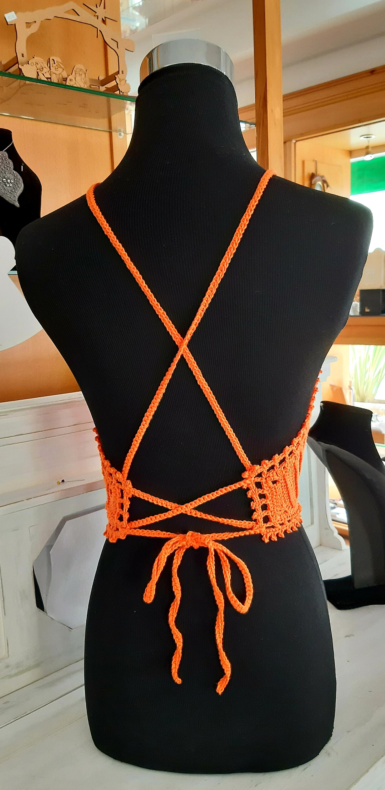 Handmade Crochet Top, Open Back Crochet Top, Small Size Top, 14 Colors ...