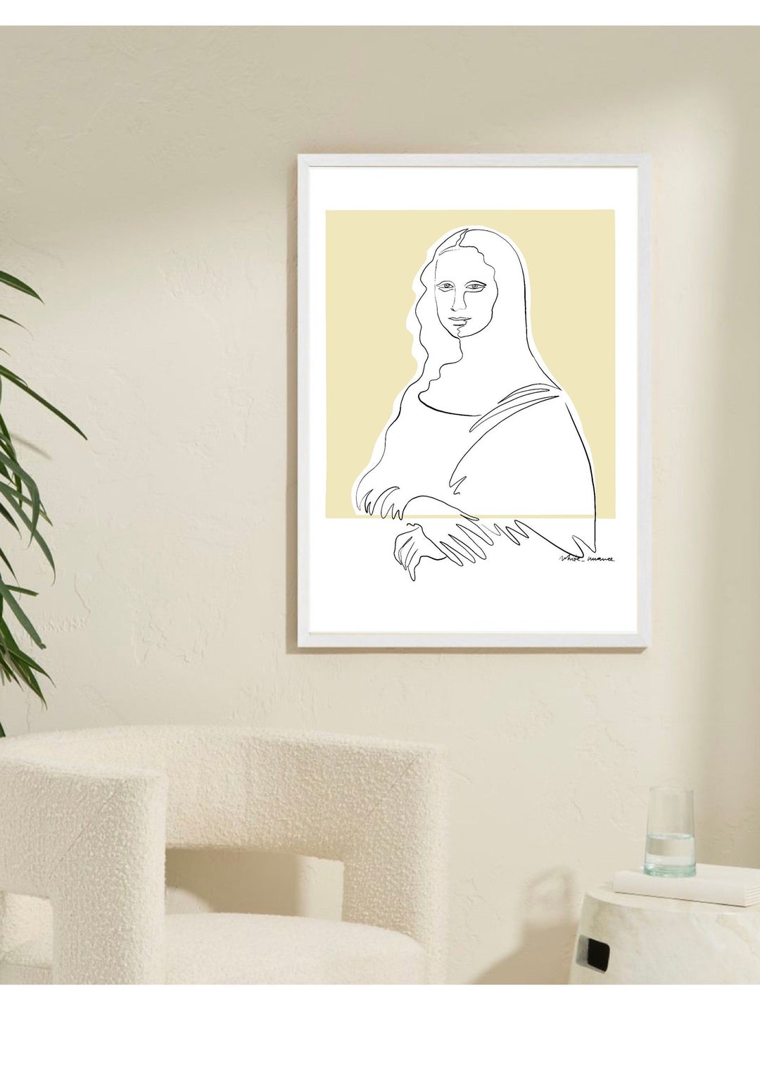 Mona Lisa Poster - Etsy