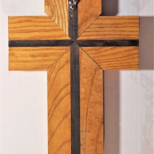 Cross Within - Interior Wooden Cross - Two-toned - Quirky Creations - Etsy