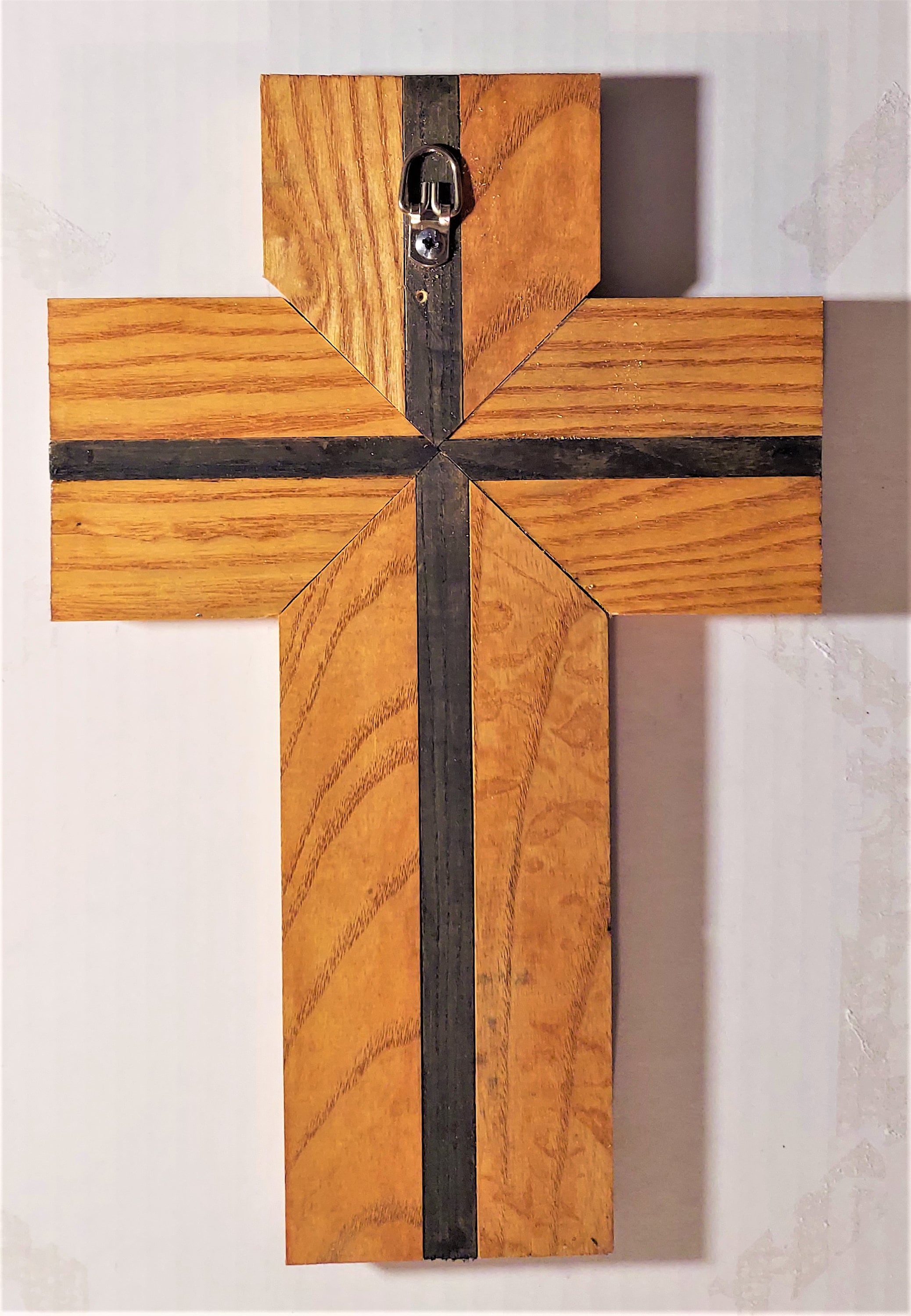 Cross Within - Interior Wooden Cross - Two-toned - Quirky Creations - Etsy