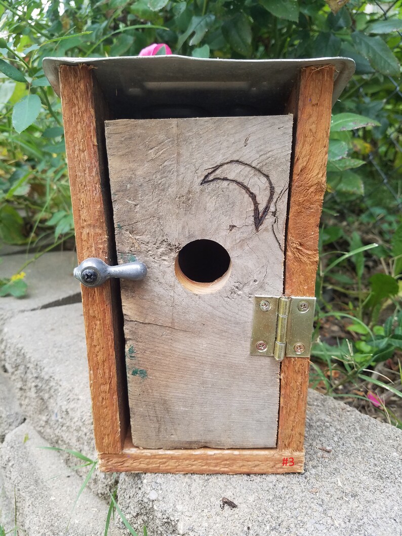 Outhouse Birdhouse - Handmade - Unique - Fun - Practical - Cute 3 - Etsy